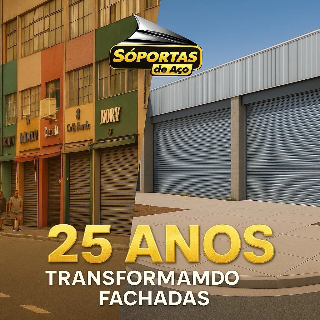 Porta de ferro em São Paulo - Só Portas de Aço SP